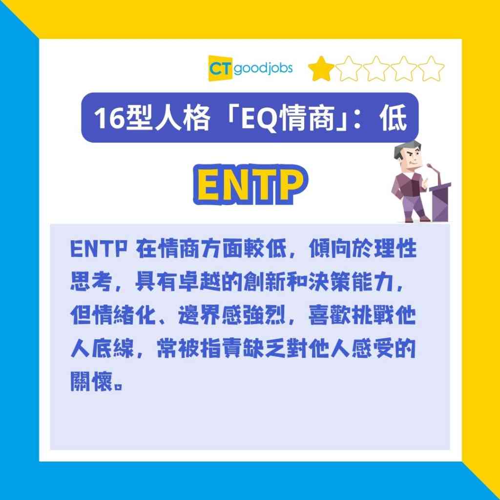 【MBTI】16型人格邊個EQ最高？EQ情商大剖析！ENTP太情緒化、ISTJ好理性！