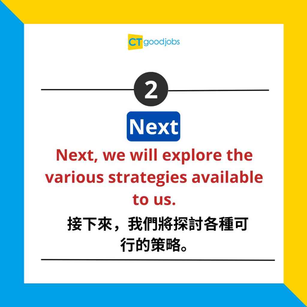 【職場英語】除咗「First/Second/Third」仲可以點表達順序？教你運用英文過渡詞講清起承轉合
